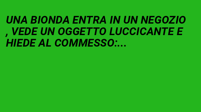 Cose calde e cose fredde... (Barzelletta)